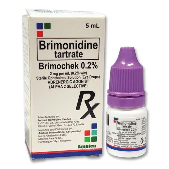 BRIMOCHEK 0.2% Brimonidine Tartrate 2mg / mL Sterile Ophthalmic ...